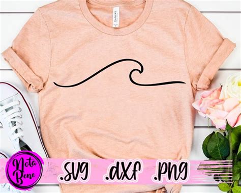 Wave SVG Cut File Ocean Wave Svg Beach Decal Svg Nature Svg Etsy