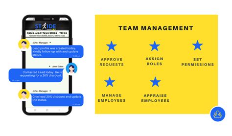 team management stride erp