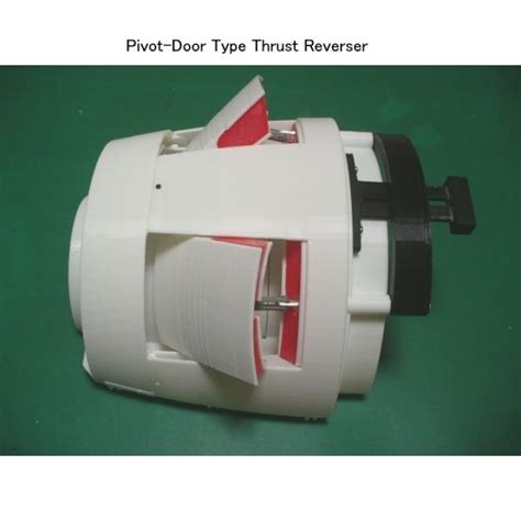 3d Printable Thrust Reverser For Turbofan Pivot Door Type By Motoo Kondo