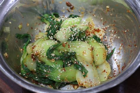 청경채무침 만드는 법 청경채 요리 데치기 청경채 나물 된장무침 네이버 블로그