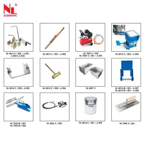 Concrete Flow Table Apparatus NL SCIENTIFIC MANUFACTURING SDN BHD