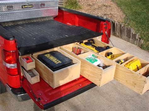 Homemade Truck Box Custom Truck Beds Diy Truck Bedding Truck Bed