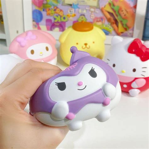 Ready Stock Eggparty And Superman And Sanrio Squishy Kawaii Cartoon Melody Kuromi Cinnamoroll