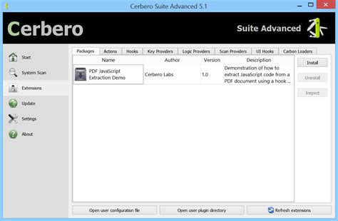 pdf javascript extraction demo package cerbero blog