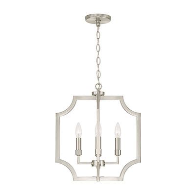 4 Light Brushed Nickel Foyer Capital Lighting Fixture Company