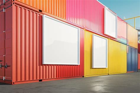 A Large Container With Many Windows On It Premium Ai Generated Image