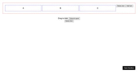 Craft Column Layout Forked Codesandbox