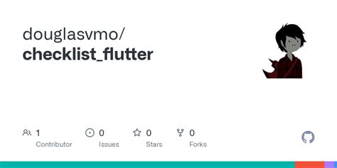 github douglasvmo checklist flutter