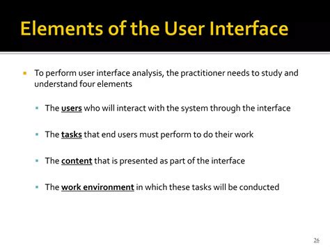 User Interface Analysis And Design PPT