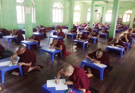 ဖြူးမြို့နယ် ရွှေကျင်တောင်ပရိယတ္တိစာသင်တိုက်တွင် ပဋိစ္စသမုပ္ပါဒ်အခြေပ