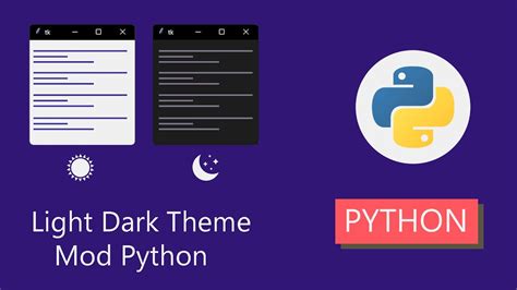 Dark Mode And Light Mode Tkinter Python Youtube