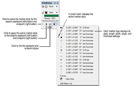 Marker Attributes