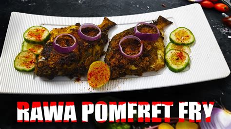 Delicious And Savory Rawa Pomfret Fry Recipe Fish Fry Recipe