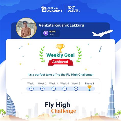 Koushik Lakkuru On Linkedin Nxtwave Flyhighchallenge Ccbpian Ccbpacademy