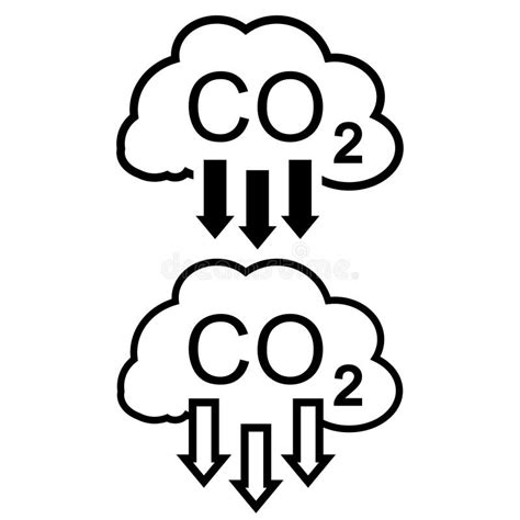 Eco2矢量图图标集 碳直线图标矢量图集 卓越运营图示符号集合 创新标志 向量例证 插画 包括有 产品 例证 191973277