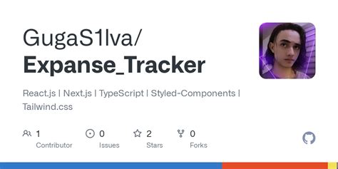 GitHub GugaS1lva Expanse Tracker React Js Next Js TypeScript
