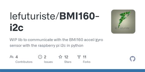Github Lefuturistebmi160 I2c Wip Lib To Communicate With The Bmi160
