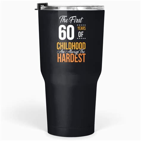 Funny 60th Anniversary Tumblers 30 Oz No Straw Sets 30 Oz Black Sold
