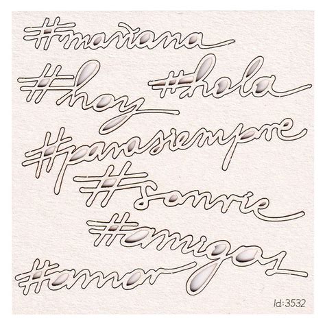 Chipboard Para Siempre Forever Spanish Lettering Brush Art