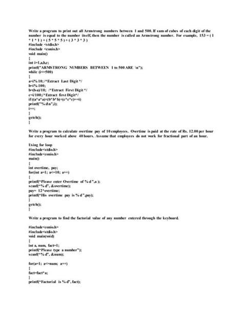 Write A Program To Print Out All Armstrong Numbers Between 1 And 500 Docx