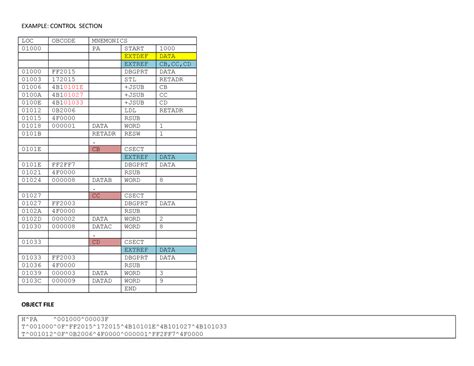 Quiz10 Control Section Prog Block Use Solution Example Control