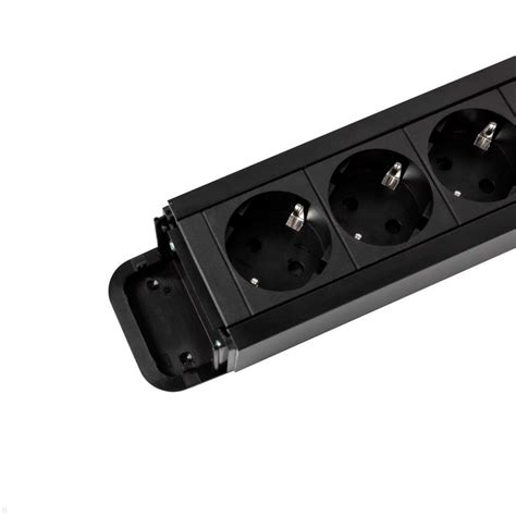 Bachmann Primo 2 Alu Strømskinne Med Afbryder 6 Udtag 2m Vinklet Stik 565 Dkk