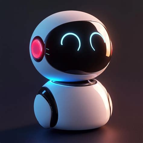 3d Ai Assistant Icon Artificial Intelligence And Virtual Helper Logo Illustration Premium Ai