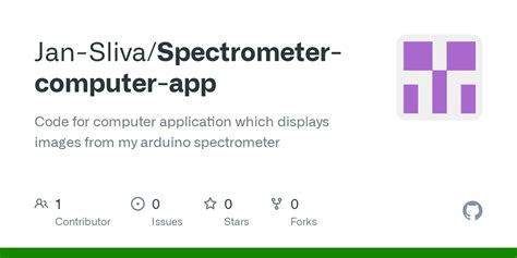 GitHub Jan Sliva Spectrometer Computer App Code For Computer Application Which Displays