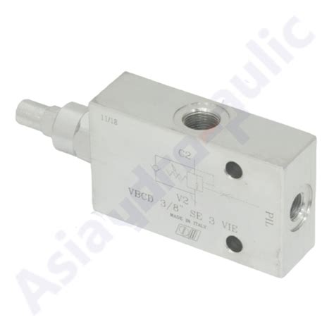 VBCD SE 3 VIE Series Single Overcenter Valves ASIA HYDRAULIC CO