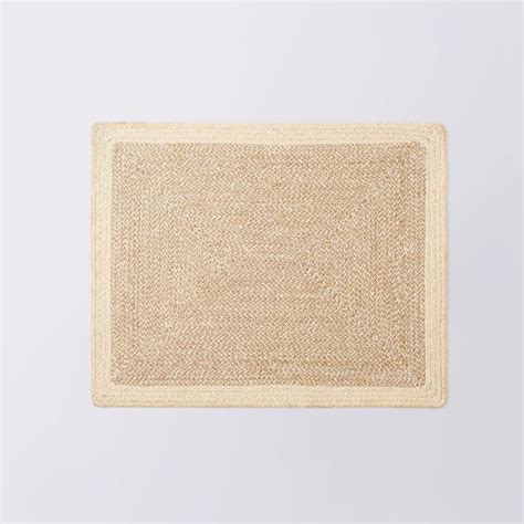 Cotton Jute Woven Natural Placemats Set Of 4 Natural Placemats