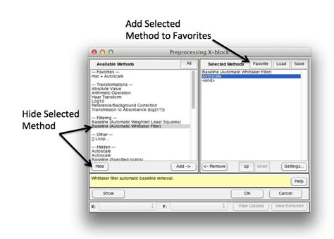 Model Building Preprocessing Methods Eigenvector Research