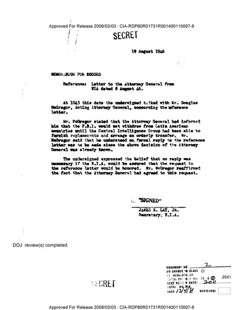 Memorandum For Record From James S Lay Jr Documentcloud