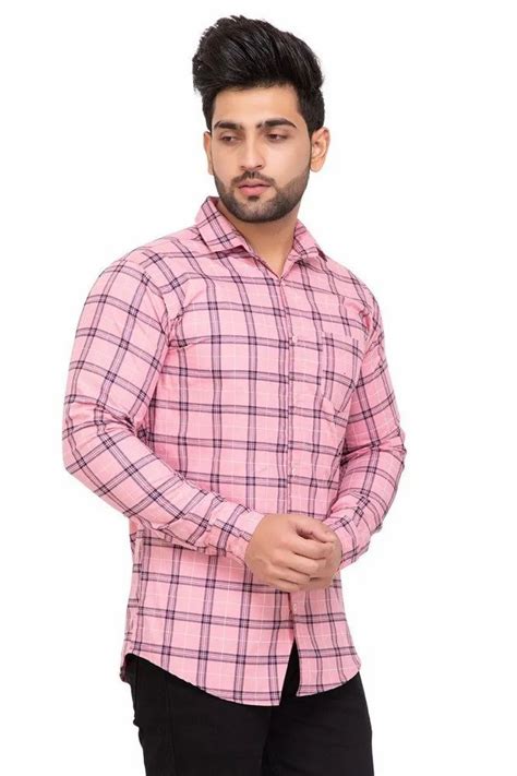 Mens Full Sleeve Cotton Shirt At ₹ 290 Men Full Sleeves Shirts In