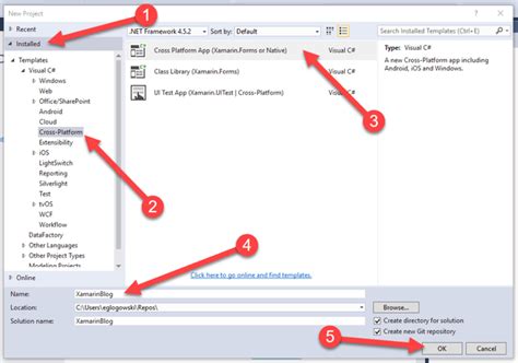 xamarin tutorial part 1 create a blank app intertech blog