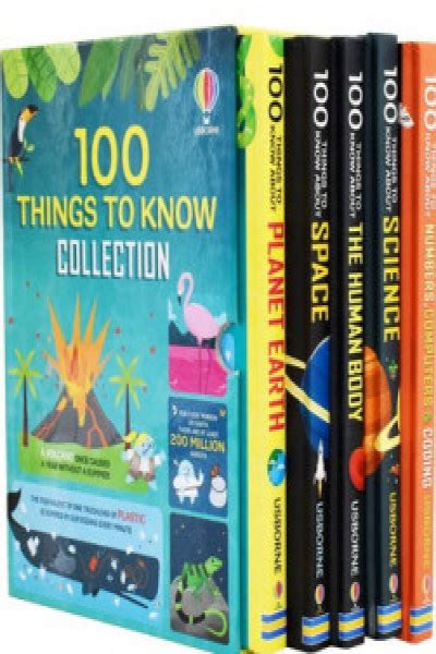 Usborne 100 Things To Know Collection 5 Books Box Set Planet Earth