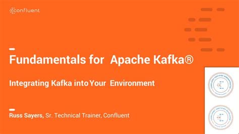 Integrating Apache Kafka Into Your Environment Ppt