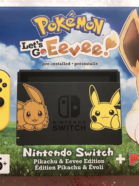Pokémon Lets Go Eevee Nintendo Switch Console With Pokéball Plus Vinted