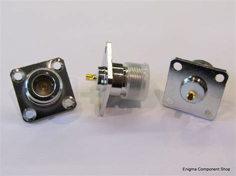 N Type Panel Socket With Solder Bucket Enigma Component Shop Ltd