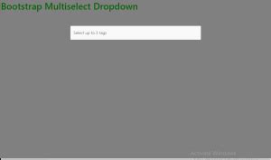 15 Bootstrap Multiselect Dropdown