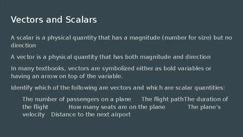 Dimensional Motion Notes Physics By CreekTeach TPT