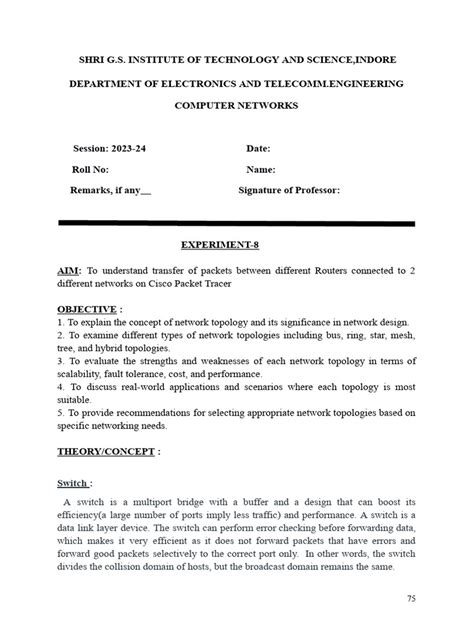 Computer Networks Lab Manual Pdf Computer Network Router Computing