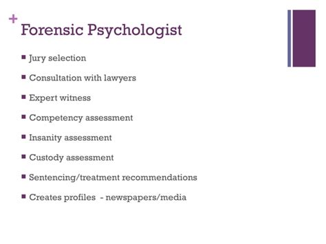 Forensic Psychology Ppt