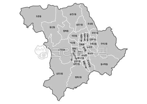 전주시 전주시지도 전주시행정구역 전주시행정지도 전주 사진이미지일러스트캘리그라피 짜군작가
