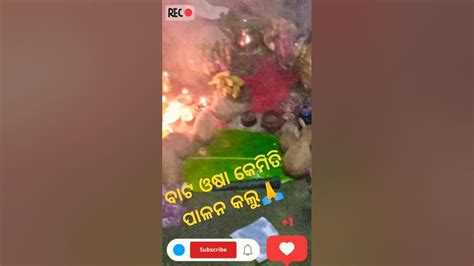 ବାଟ ଓଷା ପୁଜା 🙏 Itishree Sahoo Shorts Trendingvideo Our Tradition Villagelife Bataosha