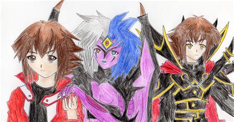 遊戯王gx Gxらくがき 七生のマンガ 遊城十代 覇王十代 ユベル Pixiv