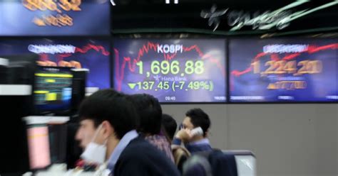 글로벌 증시 폭락코스피·코스닥은 사상 처음 한날 서킷브레이커 발동