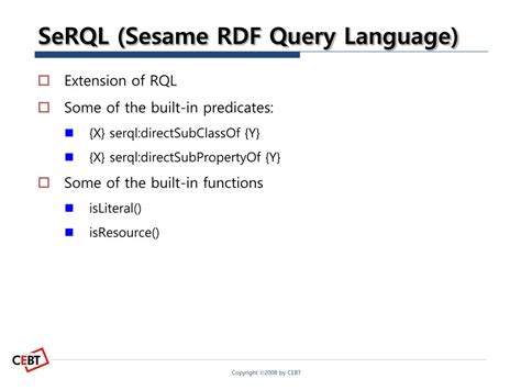ppt sesame a generic architecture for storing and querying rdf and