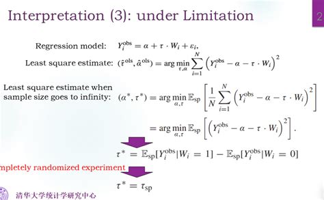 因果推断导论笔记 lecture4 regression methods for completely randomized