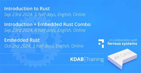 kdab on linkedin rustlang training