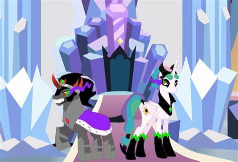 Celestia And Sombra The Dark Reign By Rogueheart101 On Deviantart